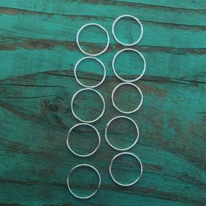Jewelry | 1 Solid 925 Stacking Rings | Poshmark